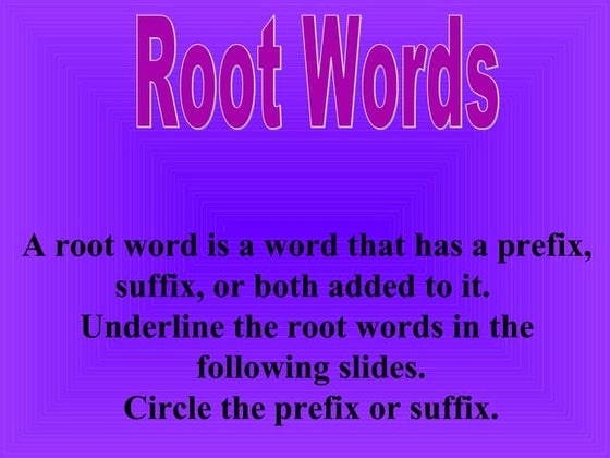 Prefixes | PPT