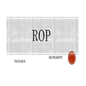 Rop | PPT