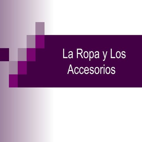 La ropa | PPTX