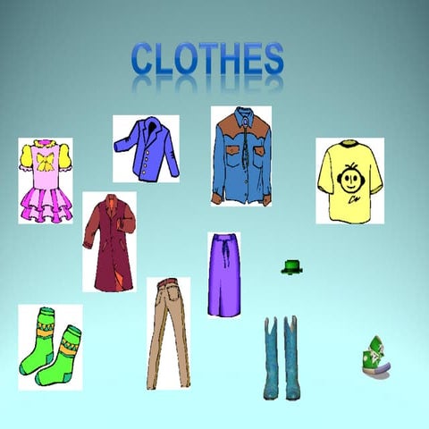 ropa en ingles para niños segundo grado.ppt