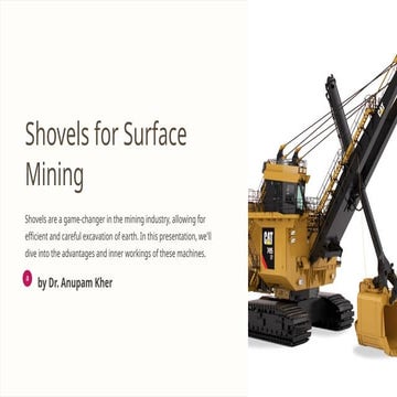 Rope Shovels and Electric for Surface Mining | PPTX