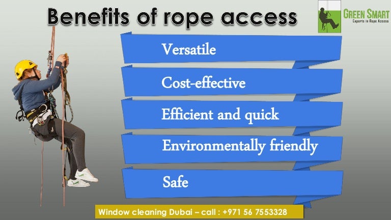 Rope access safety tips at workplace
