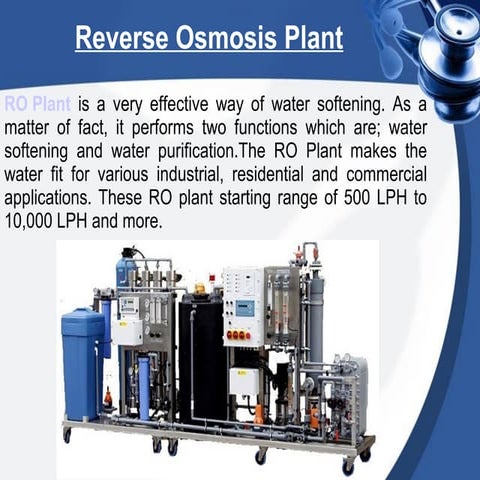 Reverse Osmosis Plants | PPT