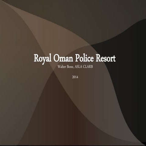 Royal Oman Police Resort | PDF
