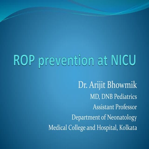 ROP prevention at NICU.pptx