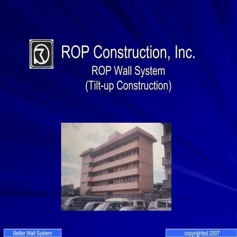 ROP SYSTEM WALL | PPSX