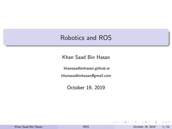 ROS vs ROS2 | PPT