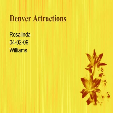 Tahjinette Swansea Colorado | PPT