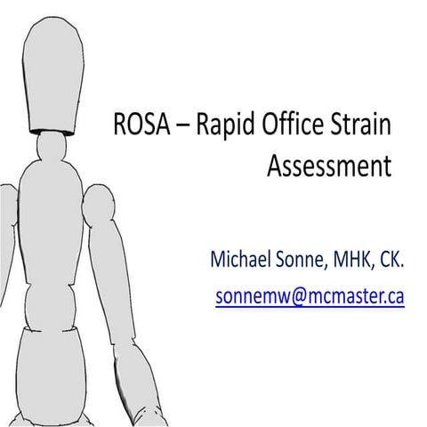 REBA - Rapid Entire Body Assessment | PDF