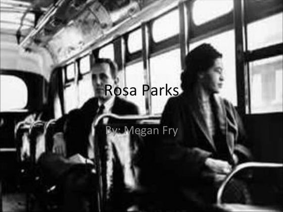 Rosa parks ppt | PPTX