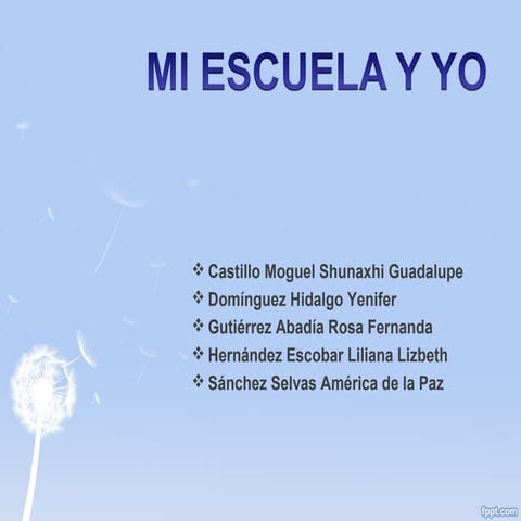 Mi escuela y yo | PPT | Bath and Shower | Personal Care