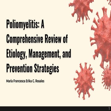 Poliomyelitis | PPTX