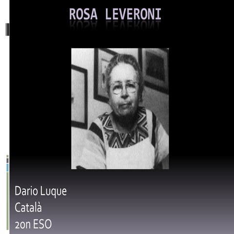 Rosa leveroni | PPTX