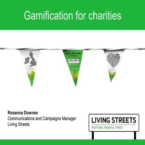Gamification for charities: The Great British Walking Challenge | PPT