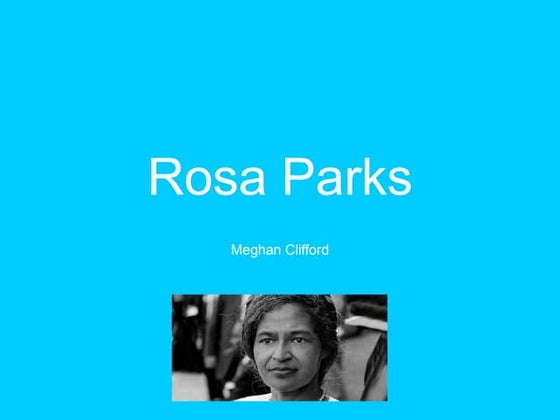 Rosa parks ppt | PPTX