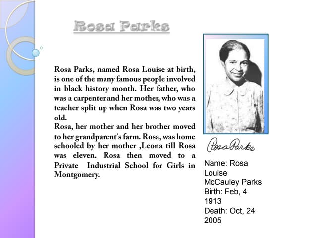 Rosa Parks | PPT