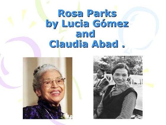 Rosa parks ppt | PPTX