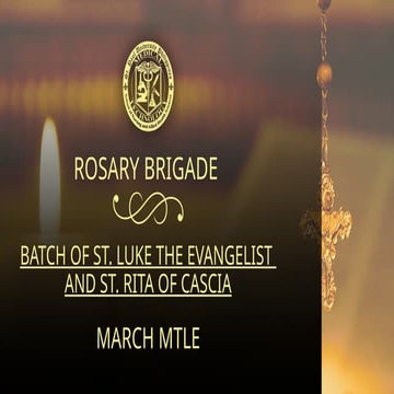 THE HOLY ROSARY | PPSX