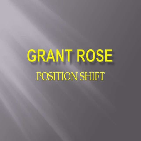 Rose position shift ppt | PPT