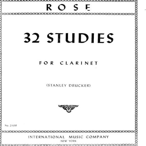 Rose 32 studies for clarinet | PDF