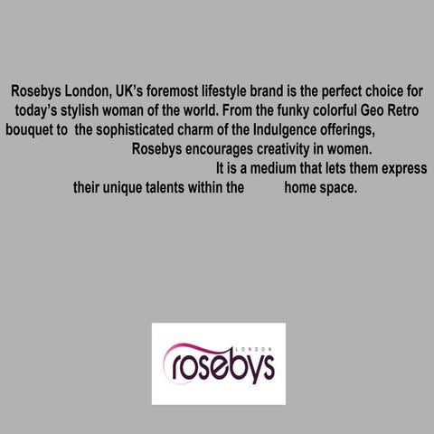 Rosebys Brand Show | PPT