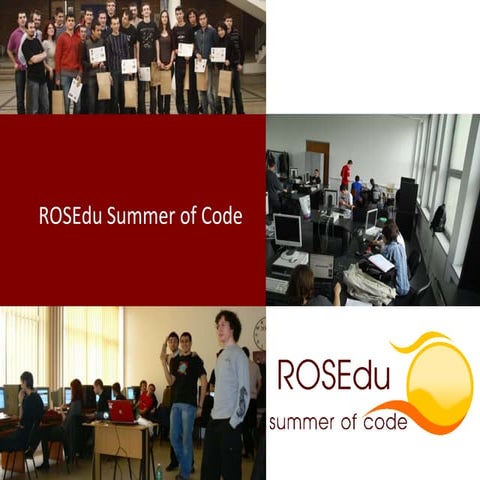 Rosedu Summer Of Code 2010 21 Ppt