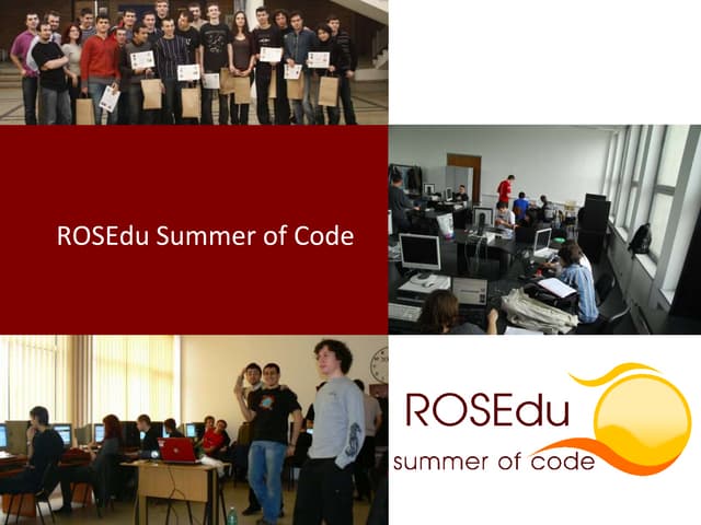 Rosedu Summer Of Code 2010 21 Ppt