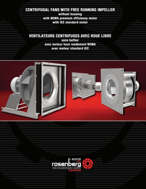 Rosenberg Canada: impellers overview | PDF