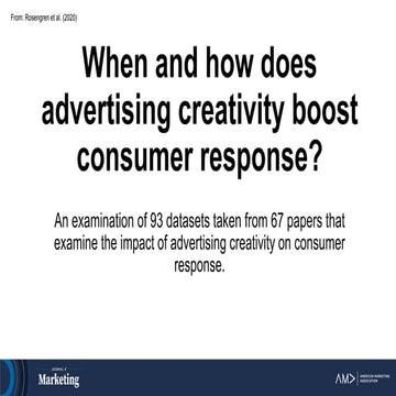 Creativity in advertisement | PPTX