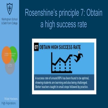 Rosenshine's principle no 7 | PPTX