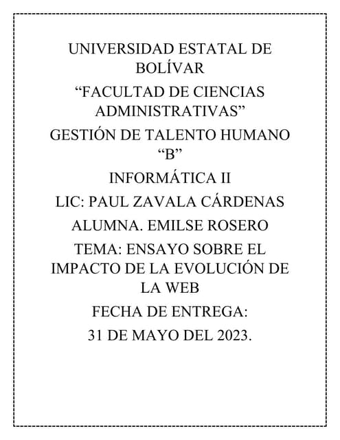 Emilse Gissel Rosero Chiluiza presentations