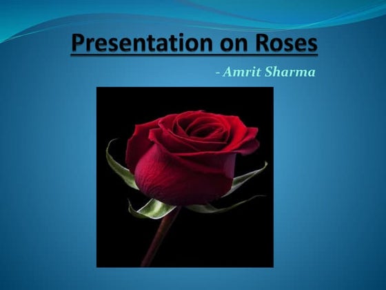 Rose Breeding.pptx | Perfume and Fragrance | Beauty