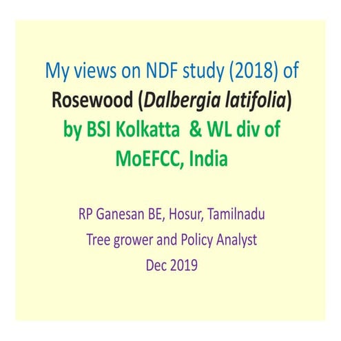 Rosewood NDF RP Ganesan views dec 2019 | PDF