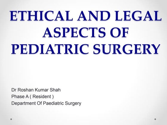 Legal aspects in OT | PPT