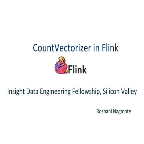 CountVectorizer_ApacheFlink | PDF
