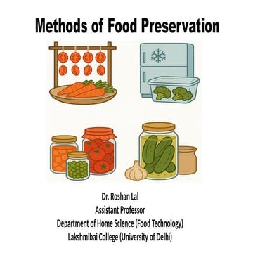 Food preservation and storage | PPTX