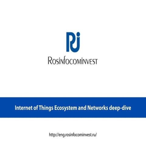 Iot Ecosystem And Networkd Deep Dive Pdf
