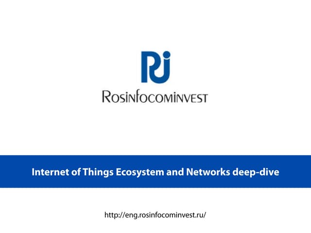 Iot Ecosystem And Networkd Deep Dive Pdf