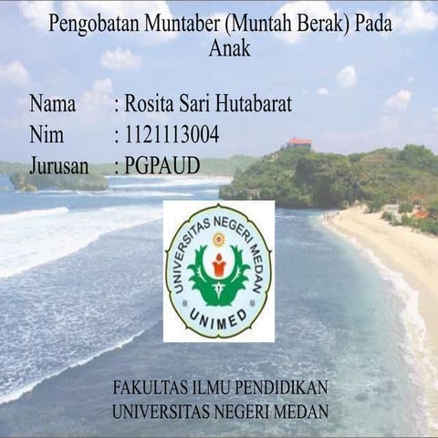 Pencegahan Muntaber pada Anak Usia Dini | PPTX