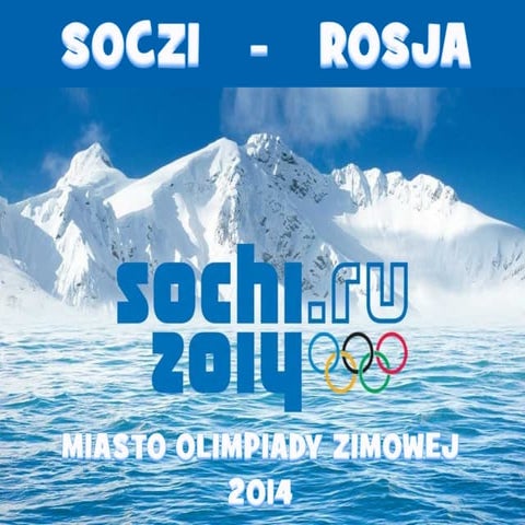 Rosja soczi (Sochi Winter Olympic 2014) | PPT