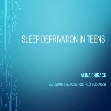 RO Sleep Deprivation in Teens | PPT