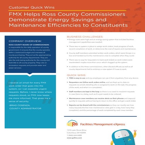 FMX Customer Case Study: Ross County Board of Commissioners | PDF
