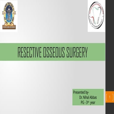 Resective osseous surgery In perio sem.pptx