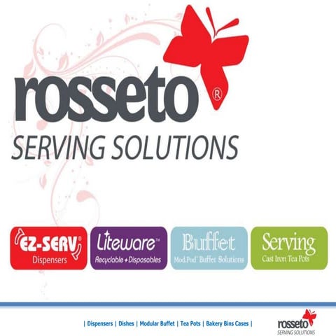 Rosseto Serving Solution Catalog | PPTX