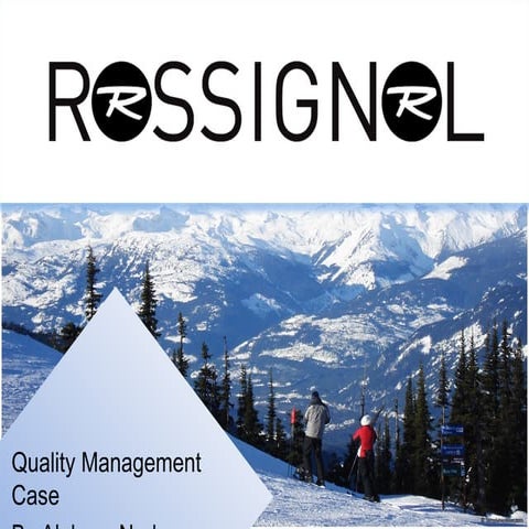 Rossignol, Final project (Quality Management) | PDF