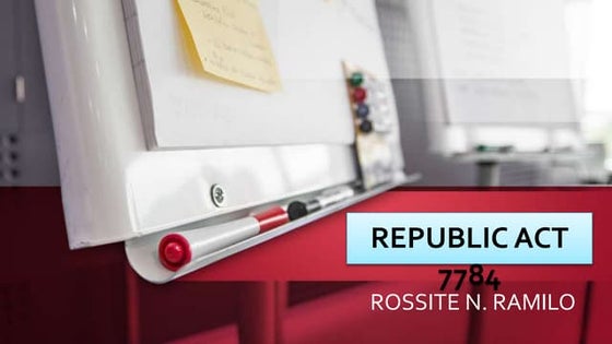 RA 10931 AND ITS IMPLEMENTING RULES AND REGULATIONS | PPTX | Student ...