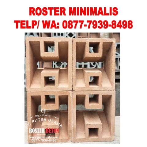 Roster bata roster terakota semarang 087779398498 cv.putra usaha | PPTX