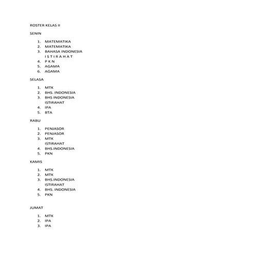 Program Bacaan Pagi Docx