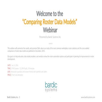 Comparing Roster Data Models: SIF Xpress, IMS Global, CEDS, and More | PDF