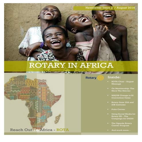 Rota newsletter- august 2014 | PDF | Medical Health